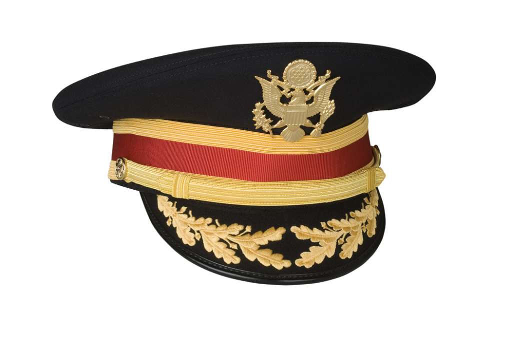 Army Field Grade Service Cap, Dress Blue – Bernard Cap | Genuine ...