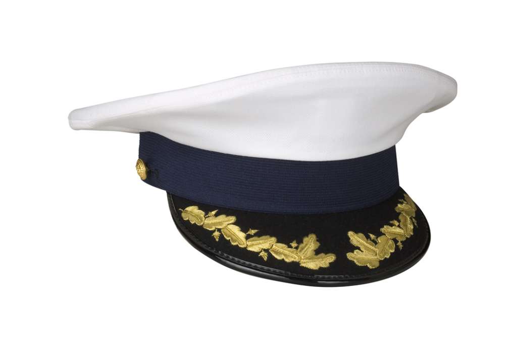 Coast Guard Captain / Commander Untrimmed Cap – Bernard Cap | Genuine ...