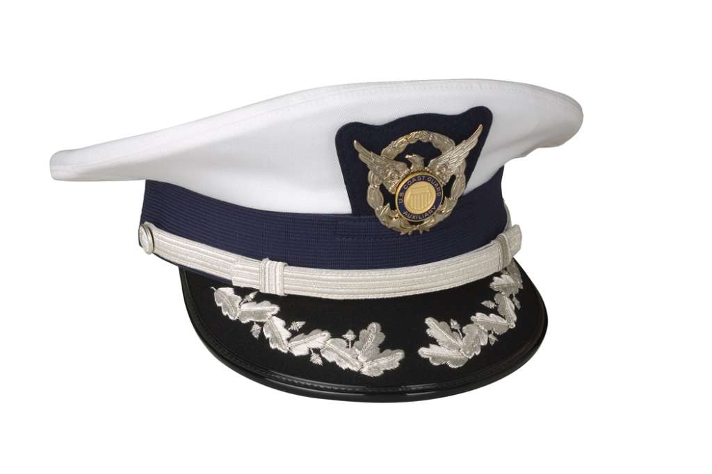 Coast Guard Auxiliary Captain / Commander Complete Cap – Bernard Cap ...