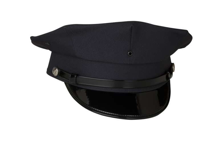 8-Point Police Cap, Blue – Bernard Cap | Genuine Military Headwear ...