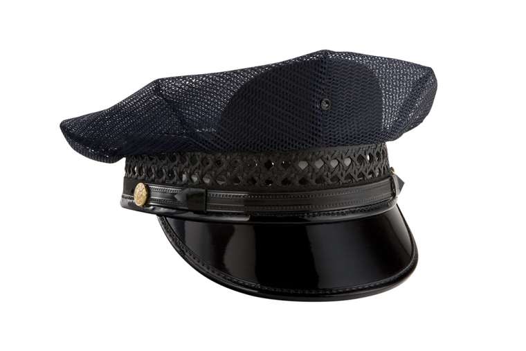 8-Point Mesh Police Cap, Blue – Bernard Cap | Genuine Military Headwear ...